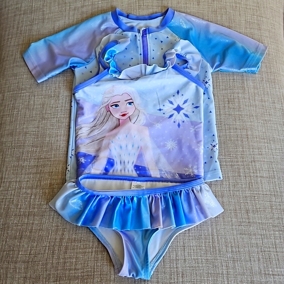 Disney | Swim | Disney Frozen 3 Piece Swimsuit | Poshmark